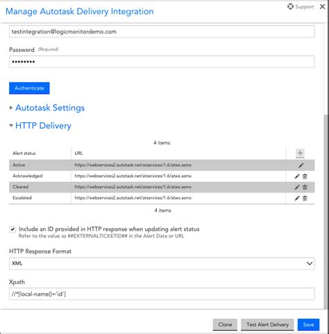 Autotask Integration Psa Soap Api Upgrade To Version 16 Logicmonitor