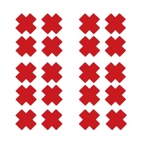 Zaroyeax 10 Pack Disposable X Adhesive Satin Nipple Cover Pasties Stickers Plus Sign Sex Toys