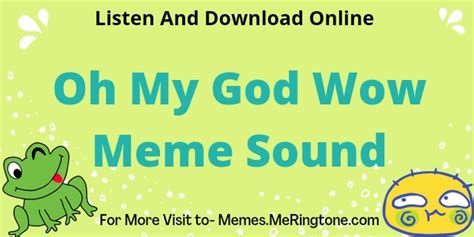 Oh My God Wow Meme Sound Download Trending Meme Sound