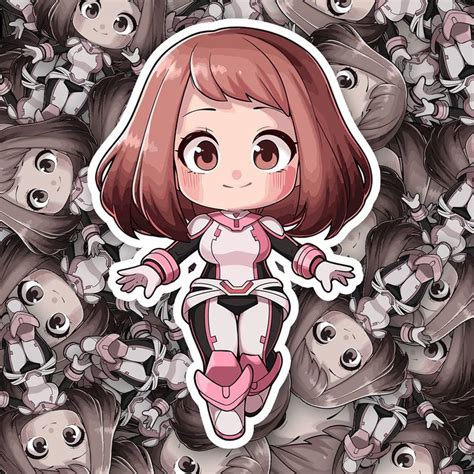 Chibi Uraraka Sticker Fast And Free Shipping Chibi Anime Stickers