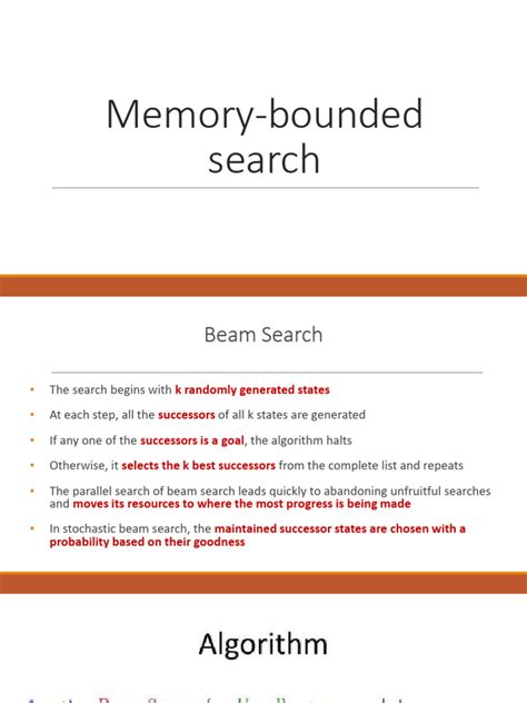 10 Heuristic Search Algorithm Memory Bounded Beam Pdf