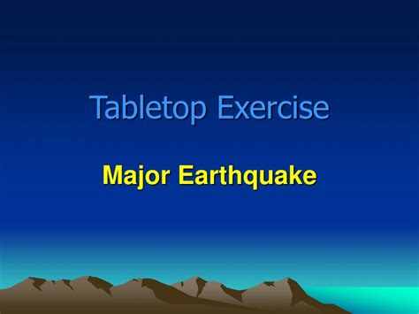 Ppt Tabletop Exercise Powerpoint Presentation Free Download Id 8166740
