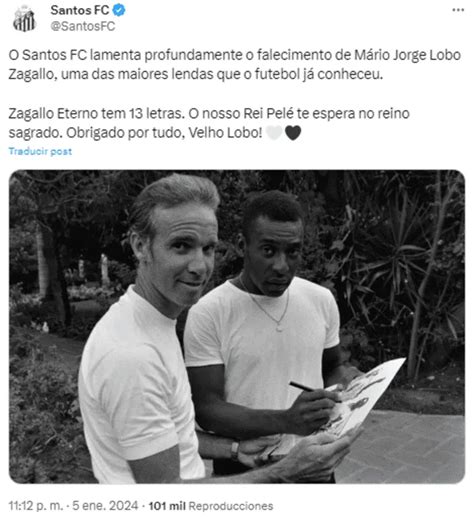 Mario Lobo Zagallo el único tetracampeón mundial falleció a los 92