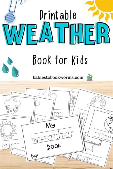 Weather Mini Book Printable Free