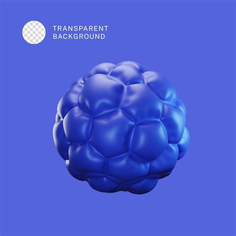 Premium PSD Psd D Render Abstract Blue Shape