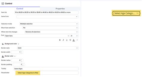 How To Create A Combo Box Filter Displayr Help