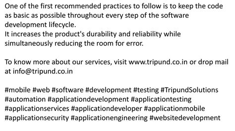ppt software development checklist 1st powerpoint presentation free