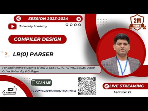 CD25 Bottom Up Parser LR 0 Parser SLR 1 Parser Simple LR