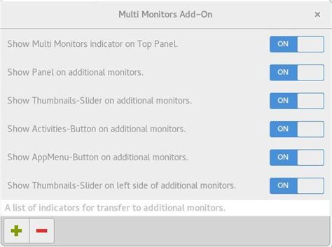 How To Extend The Gnome Panel To Dual Monitors