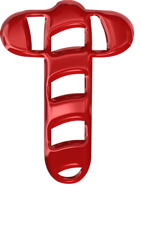 Red Glossy Candy Cane Alphabet 29441932 Png