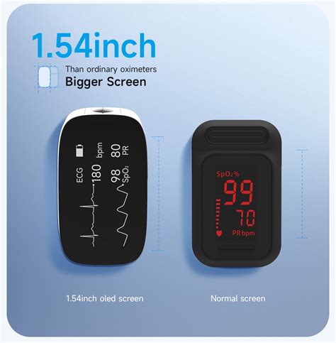 Yongrow Rechargeable Heart Rate Pulse Oximeter Portable ECG Monitor