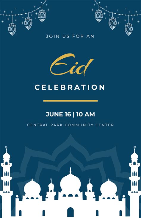 Free Eid Al Adha 2025 Templates To Edit Online