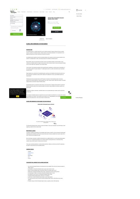 PPT Mini Embedded System Market Trends PowerPoint Presentation Free