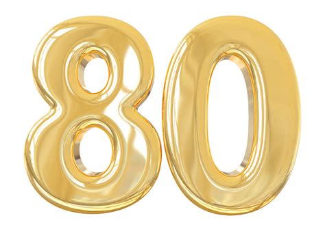 Number Gold D Png