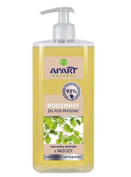 Apart Natural Rodzinny żel pod prysznic z naturalnym ekstraktem z brzozy 750ml DLA NIEGO