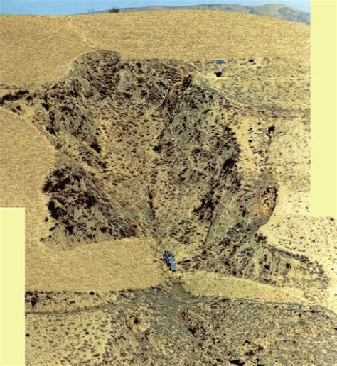 Gully System Used For Measuring And Calculating Water And Sediment