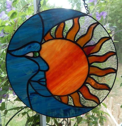 Sun And Moon Stained Glass Patterns Printable Templates Free