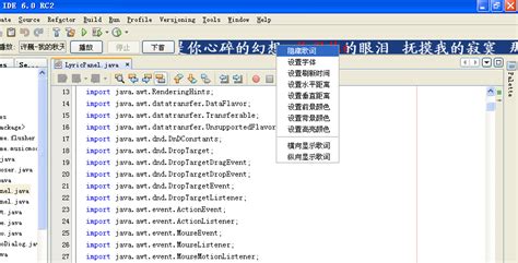 java音乐播放器 netbeans插件版 千里冰封 blogjava