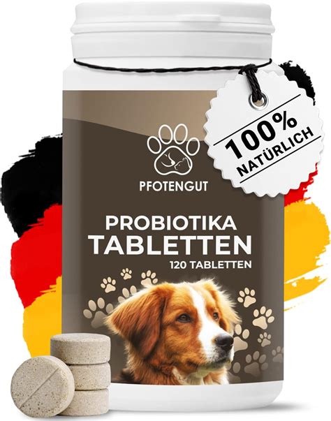 PFOTENGUT Probiotika Made IN Germany 120 Tabletten zur Stärkung der Darmflora Effektive