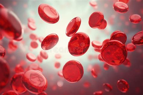 En El Mundo Microscópico Innumerables Eritrocitos Vibrantes Glóbulos Rojos Atraviesan El Sistema