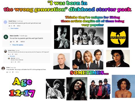 Born In The Wrong Generation Starter Pack Rstarterpacks