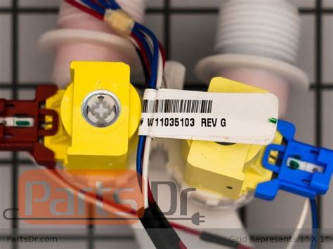 W11513255 Whirlpool Washer Water Inlet Valve Parts Dr