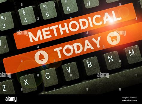 Hand Writing Sign Methodical Business Concept System Of Methods Used