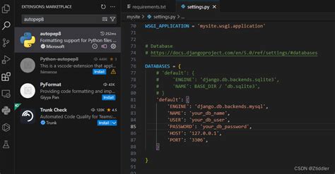 【vscode python无法格式化代码】 there is no formatter for python csdn博客