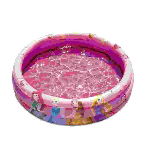 Shop Bestway 3 Ring Disney Princess Inflatable Pool 122 X 122 X 25 Cm
