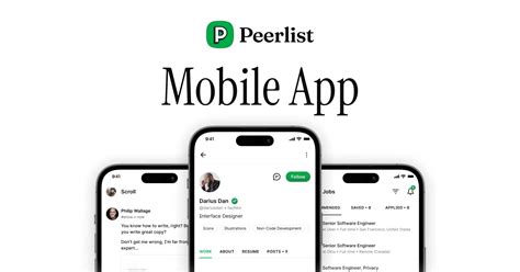 Peerlist Mobile App