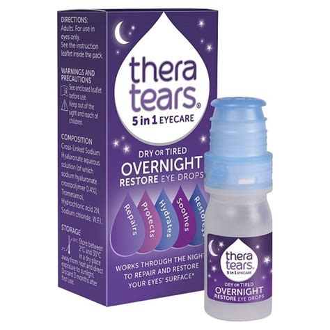 Thera Tears 5 In 1 Dry Or Tired Eye Drops 10ml Health Superdrug