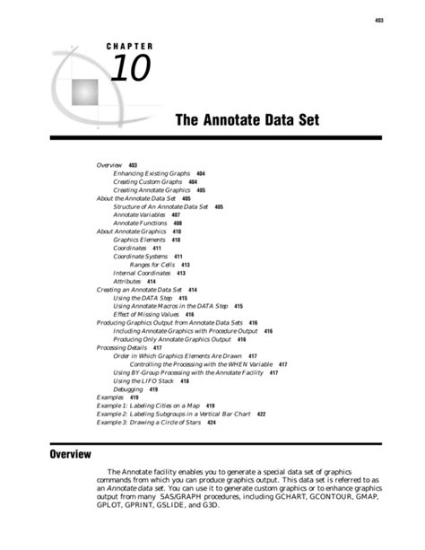 the annotate data set