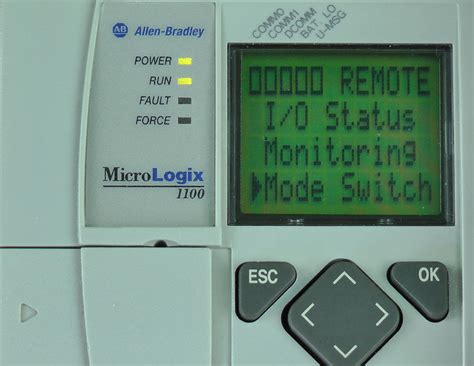 Micrologix 1100 Lcd Menu Mode Switch Sel The Automation Blog