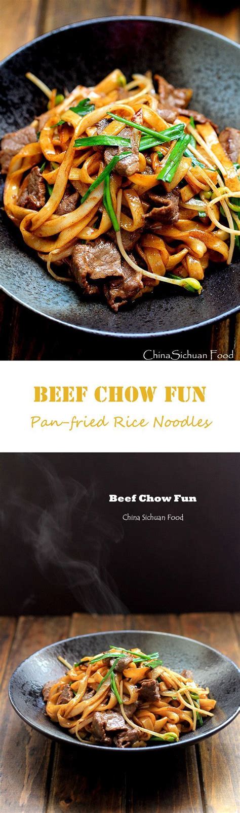 ~~beef Chow Fun Beef Stir Fried With Rice Noodle Bean Sprouts