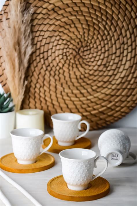 Paçi Bambulu Porselen 6lı Kahve Fincanı Fiyatı Yorumları