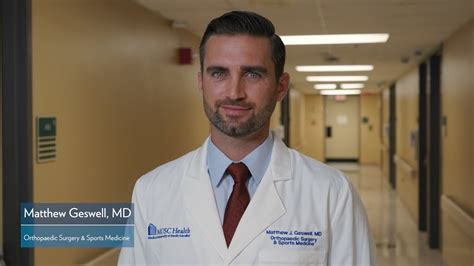 Dr Matthew Geswell Orthopaedic Surgery And Sports Medicine Musc