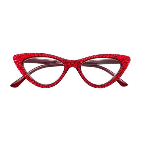 Red Glasses Frames Cat Eye