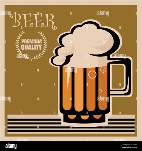 Retro Beer Poster Stock Vector Image And Art Alamy