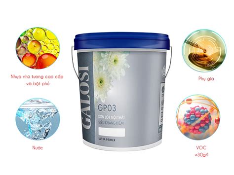 Sơn Lót Nội Thất Siêu Kháng Kiềm Gp03 Thùng 18l