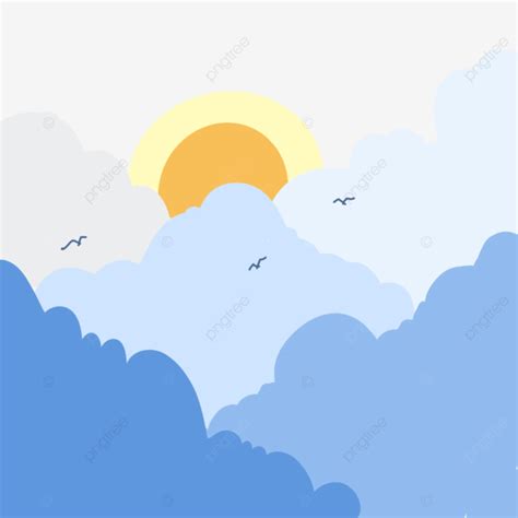 Aesthetic Blue Clouds Cloud Aesthetic Clouds PNG Transparent Clipart