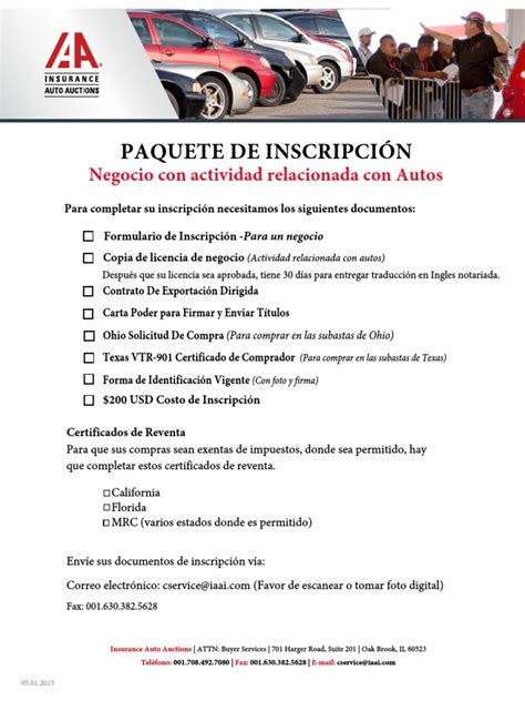 Spanish Latin America Lb Registration Packet 05 2015 Pdf