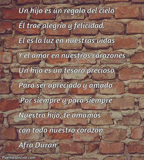 5 Poemas Corto Para Un Hijo Poemas Online