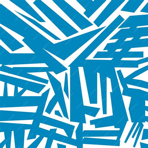 Premium Vector Camouflage Geometric Mosaic Seamless Pattern