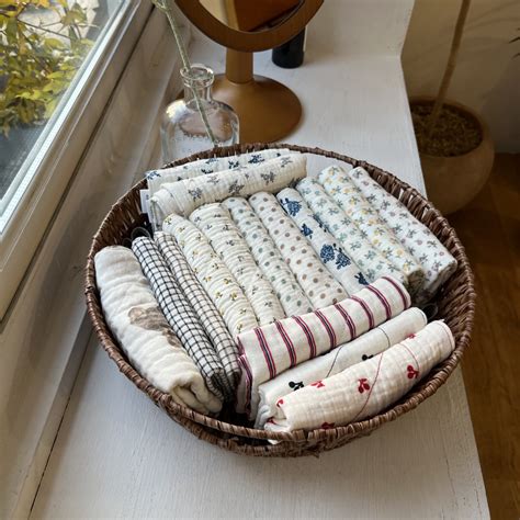 위티카 면 거즈 요루 행주 키친 크로스 주방 가재 핸드 타올 식탁 매트 친환경 제로웨이스트 모음 위시버킷