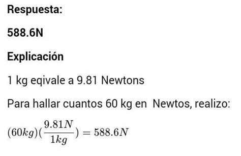 Como Convertir Newtons A Masa Freeteenbys