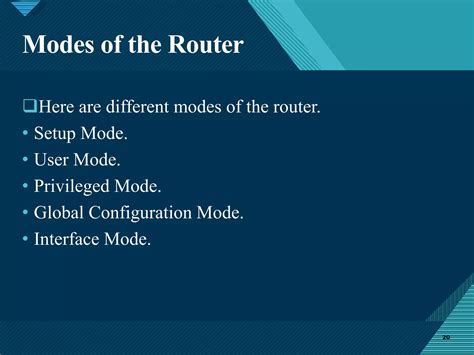 router configuration pptx
