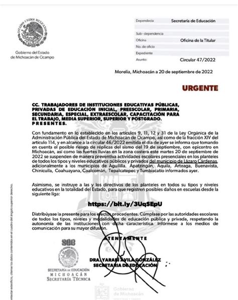 En Michoacán 11 Municipios Suspenden Clases Por El Sismo Registrado En