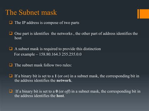 ipv4 addressing and subnetting pptx