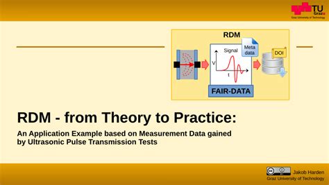 Pdf Rdm From Theory To Practice An Application Example Based On Measurement Data Gained By