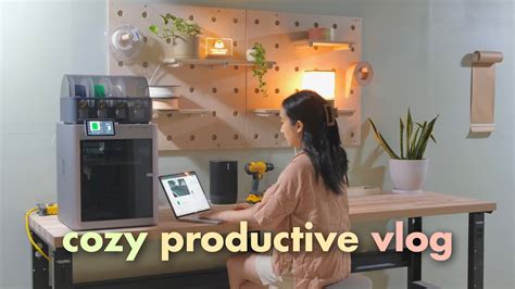 Cozy Productive Vlog Studio Workshop Aesthetic Makeover DIY
